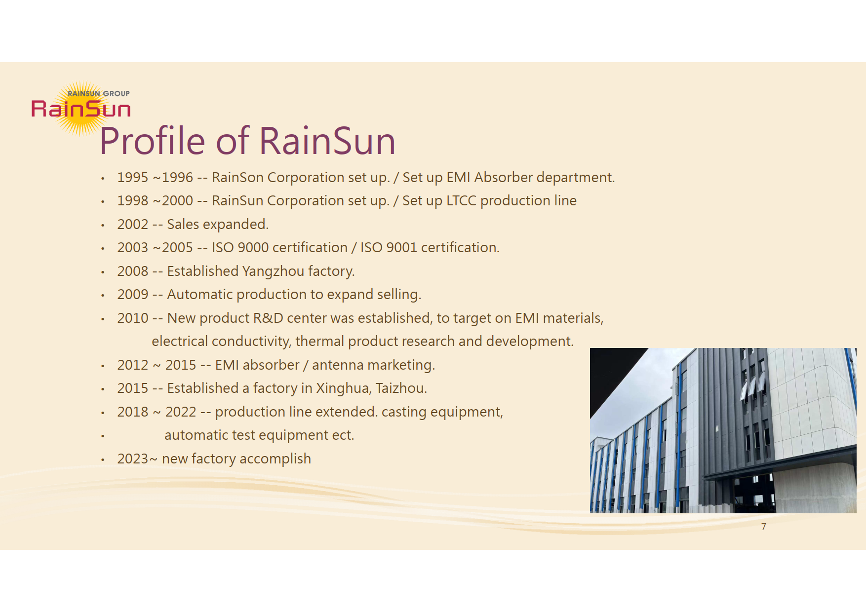 About – Rainsun Corporation